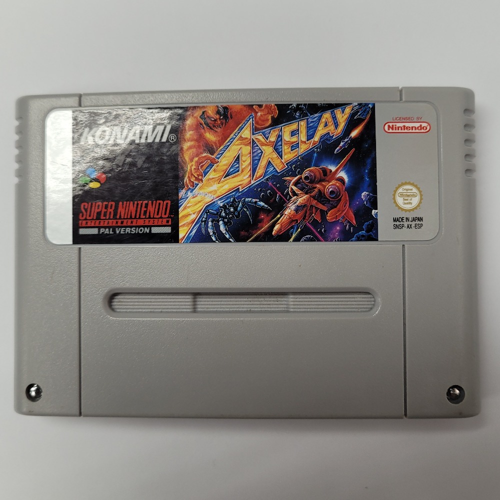 Pre-owned Axelay by Konami for Super Nintendo SNES - Own4Less